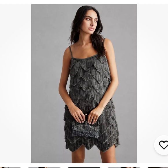 Anthropologie | Dresses | Nwt Anthropologie Pankaj Nidhi Fringed Mini ...